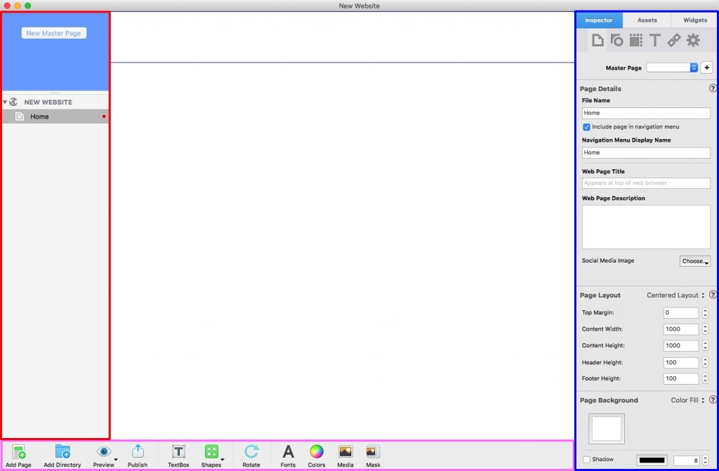 Getting Started With Everweb 1 Creating Your First Website Website Building For Mac Os X