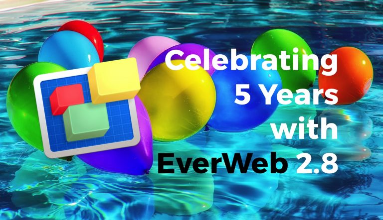 Celebrating 5 Years with the NEW EverWeb 2.8 Featuring Responsive Web Design! - Website Building ...