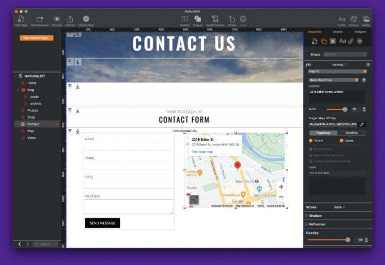 EverWeb’s Shape Options Map Fill Feature Set Explained! - Website Building for Mac OS X ...